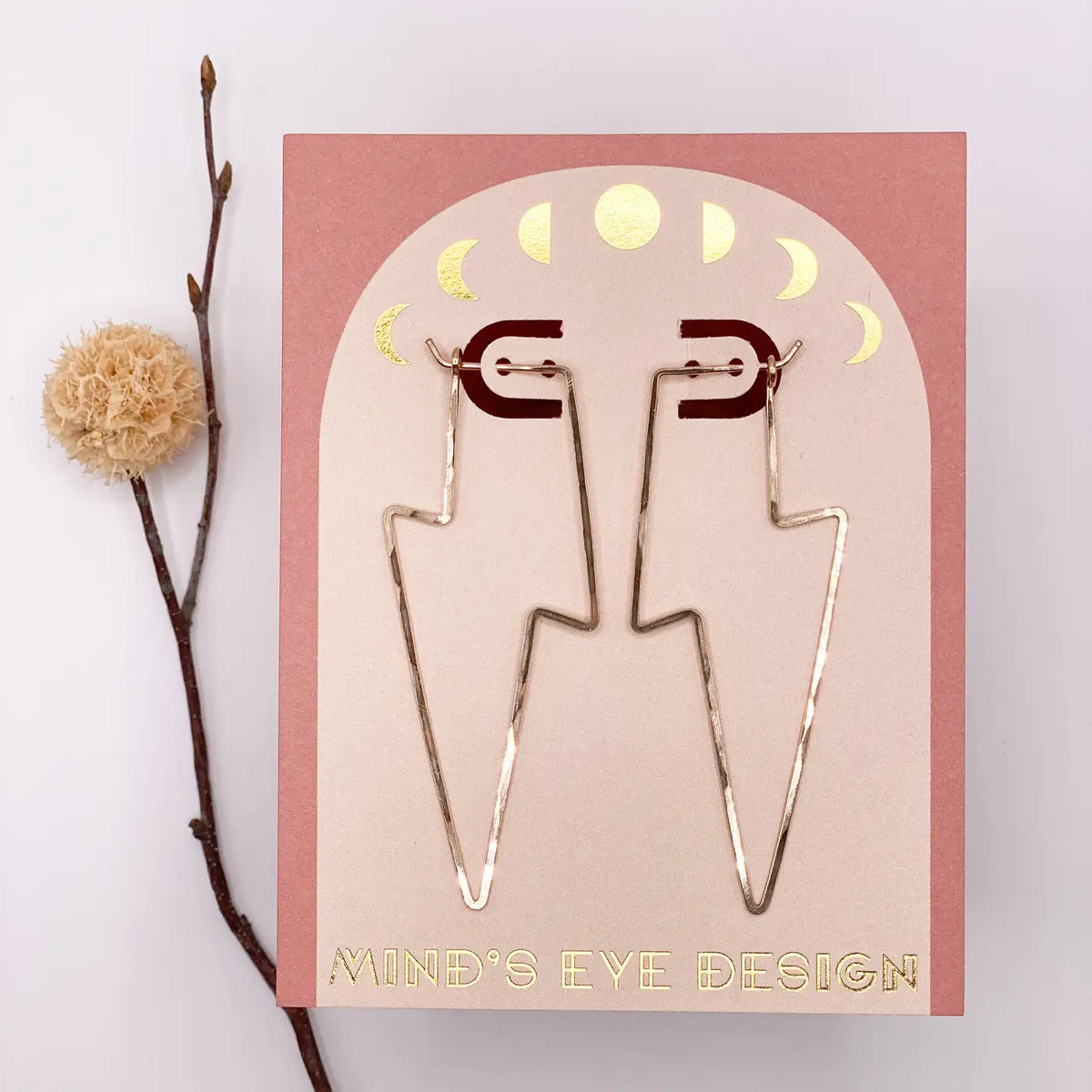 Lightning Bolt Hoops – Of Earth & Salt